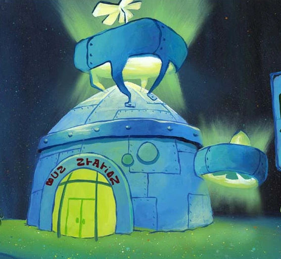 Rock Bottom Spongebob Bus Station