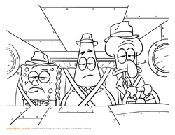 something smells spongebob coloring pages