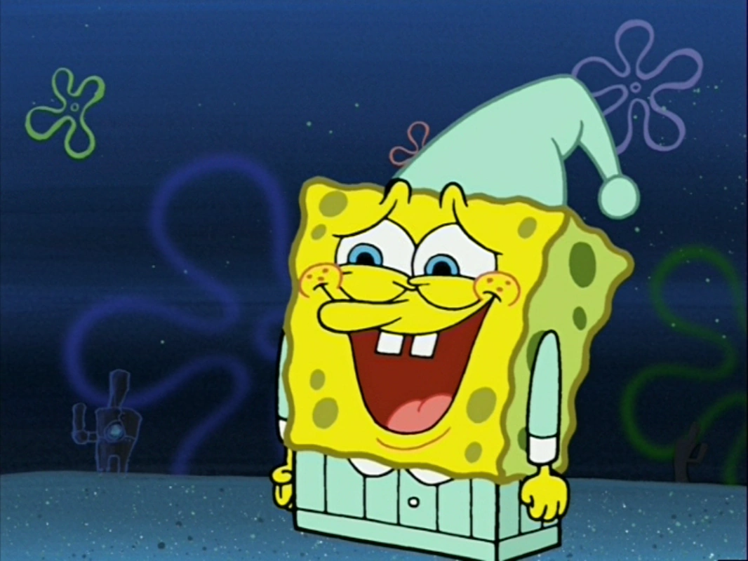 Spongebob Scared Night