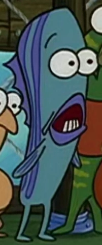 Blue Fish On Spongebob