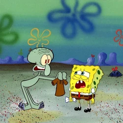 Spongebob The Paper Squidward