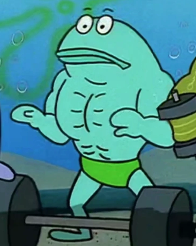 Spongebob Muscle Beach