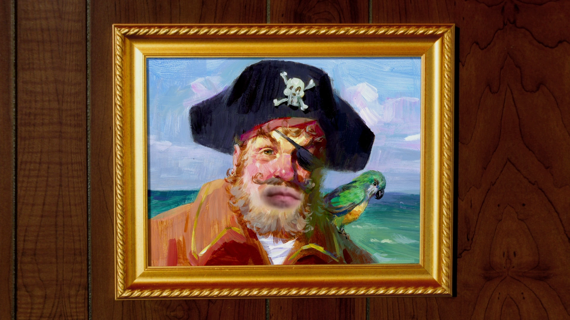 Spongebob Pirate Painting