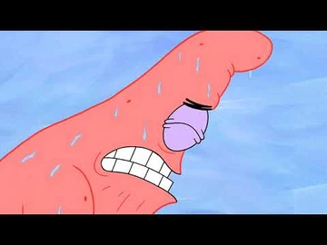 patrick star crying