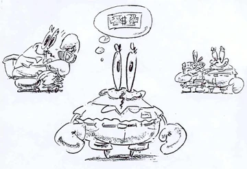 Mr Krabs Drawing