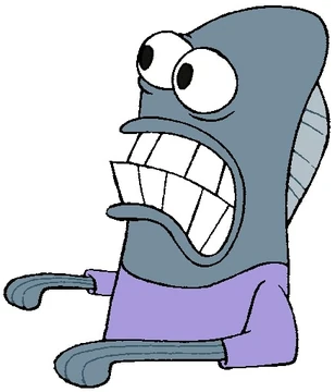 spongebob cool guy fish