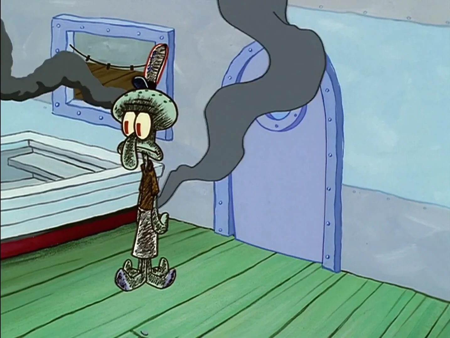 Spongebob And Squidward At Work