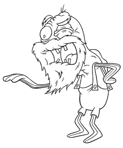 Old Man Jenkins Coloring Pages