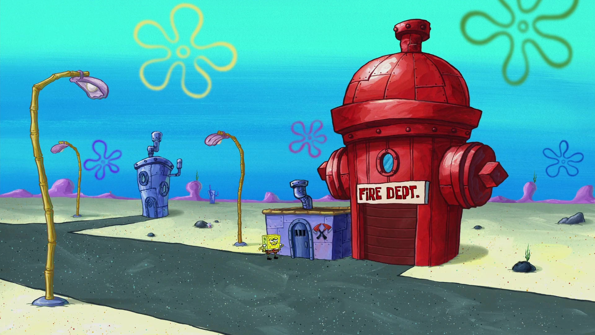 Spongebob House On Fire