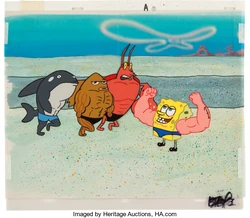 Image Muscular Spongebobjpg Encyclopedia Spongebobia Muscular