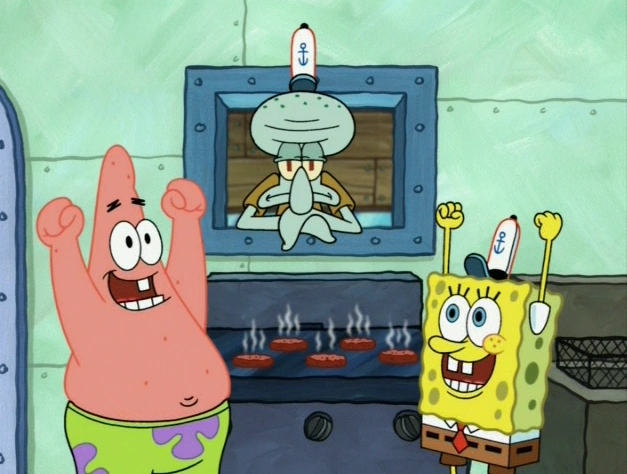 Spongebob Flipping Patties