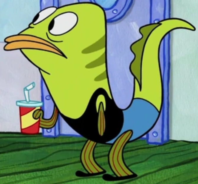 Unnamed green eel | Encyclopedia SpongeBobia | Fandom