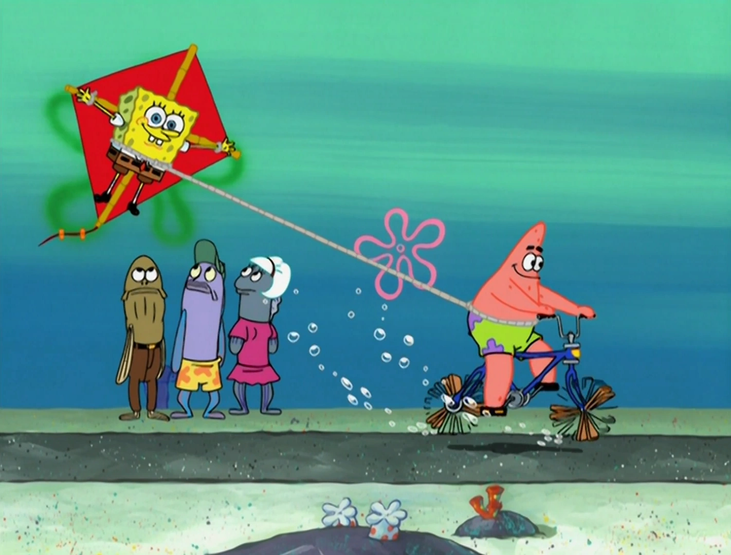 Spongebob Movie Patrick Flying