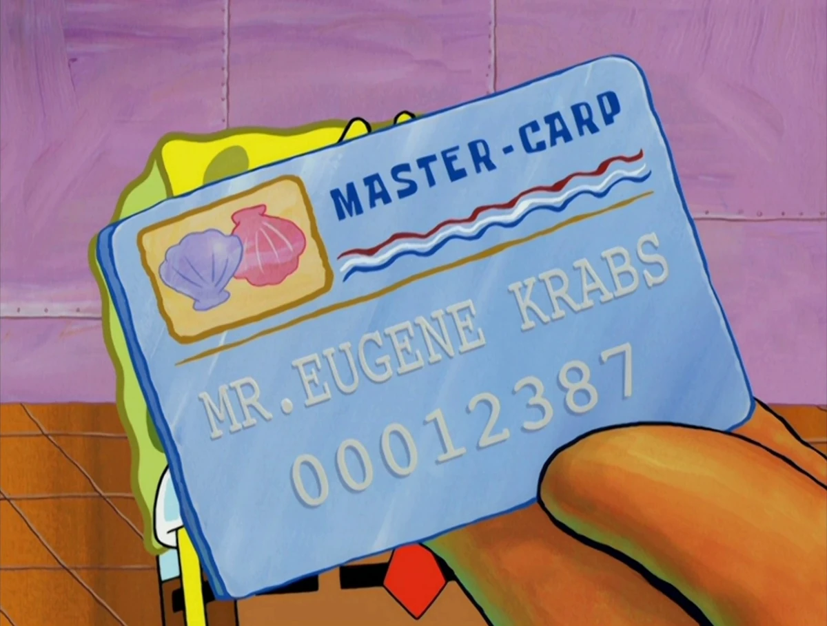Mr. Krabs' credit card | Encyclopedia SpongeBobia | Fandom
