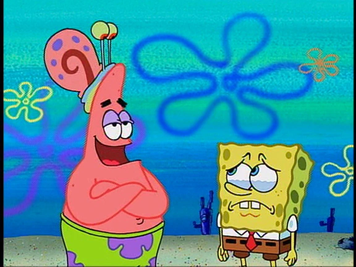 Spongebob And Patrick And Gary And Squidward
