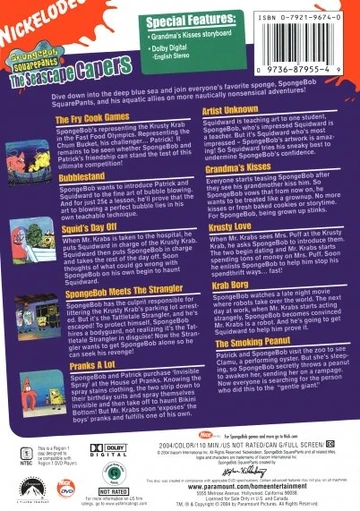 Spongebob Squarepants De Zeegezicht Capers Vhs The Seascape Capers