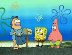 Spongebob Waiting For Mail