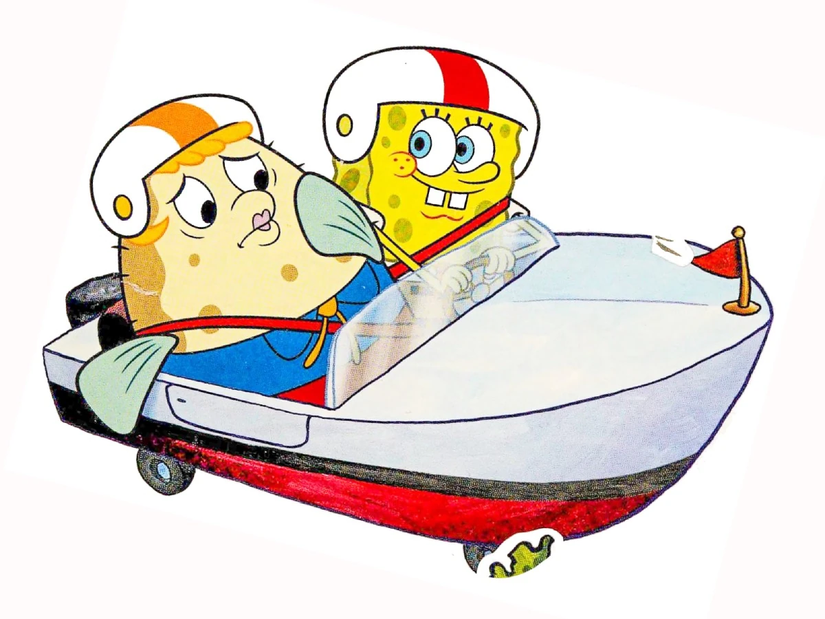 Spongebob Barca Macchina