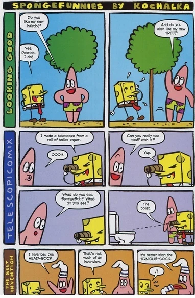 Spongebob Comic Strips