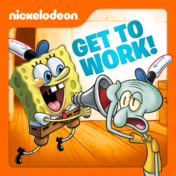 spongebob at work