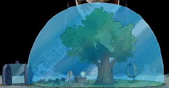 Sandy Cheeks' treedome | Encyclopedia SpongeBobia | Fandom