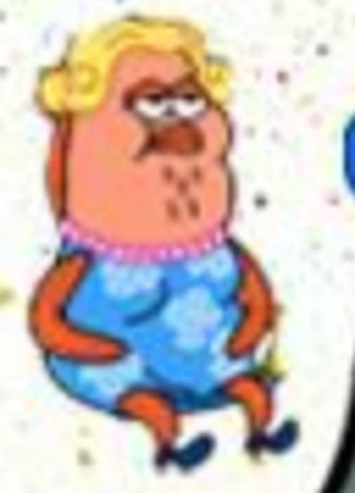 Spongebob Fish Characters Pink Lady