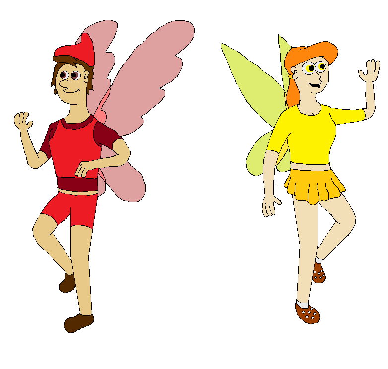 Claude and Molly the Sprites | SpongeBob & Friends Adventures Wiki | Fandom