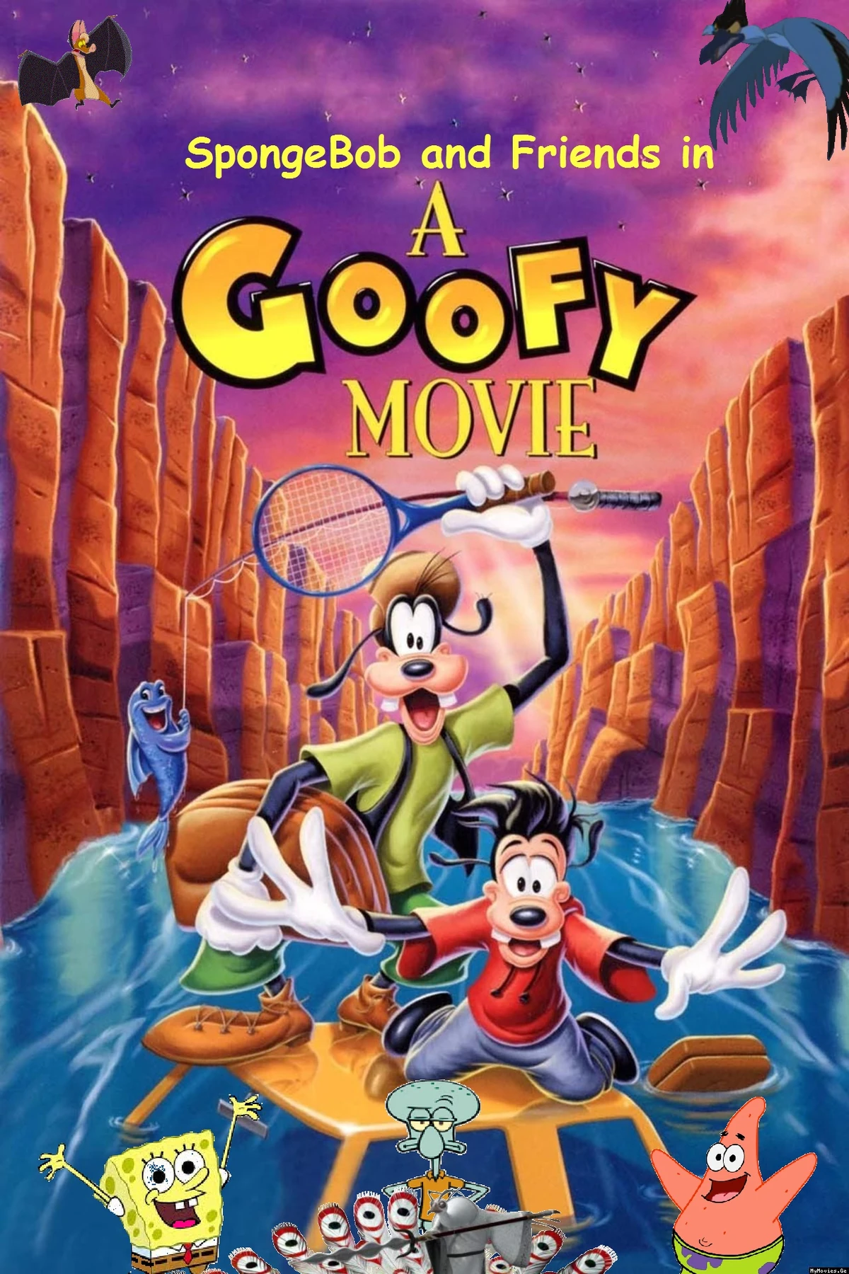 SpongeBob and Friends in A Goofy Movie | SpongeBob & Friends Adventures ...