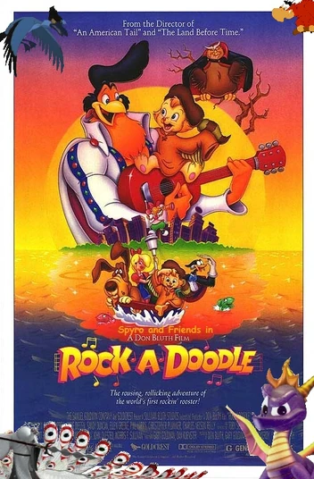 Spyro and Friends in Rock-a-Doodle | SpongeBob & Friends Adventures Wiki | Fandom
