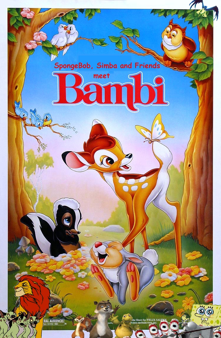 SpongeBob, Simba, and Friends Meet Bambi | SpongeBob & Friends ...