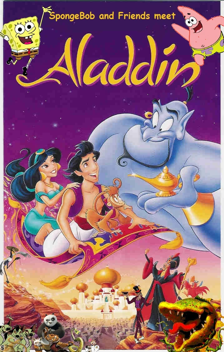 SpongeBob and Friends Meet Aladdin | SpongeBob & Friends Adventures ...