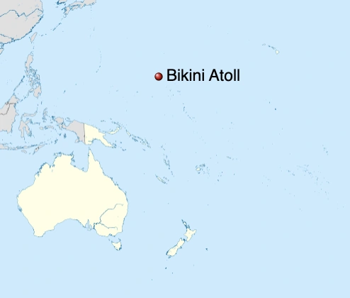 Bikini Atoll Map Before And After