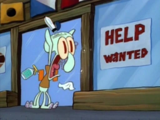 Squidward Tentacles/gallery/Help Wanted | SpongeBob Galaxy Wiki | Fandom