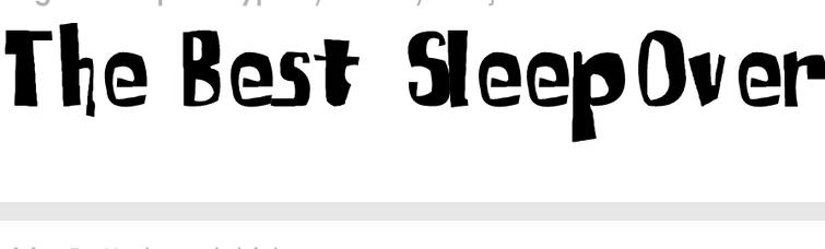 The Best Sleepover | SpongeBob’s Life Wiki | Fandom