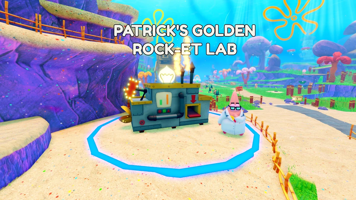 Patrick's Golden Rock-Et Lab | SpongeBob Simulator Wiki | Fandom