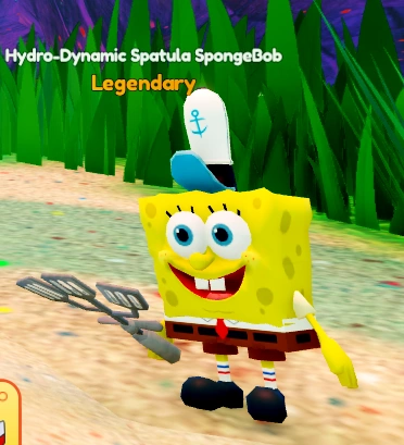 Hydro-Dynamic Spatula SpongeBob | SpongeBob Simulator Wiki | Fandom