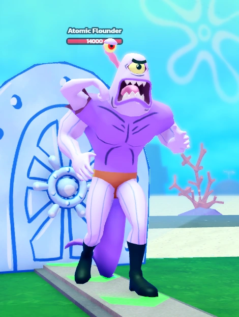 Atomic Flounder/Boss | SpongeBob Tower Defense Wiki | Fandom
