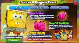 Dunces & Dragons Event | SpongeBob Tower Defense Wiki | Fandom