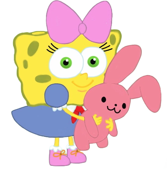 Spongebob And Sandy Kissing On The Lips