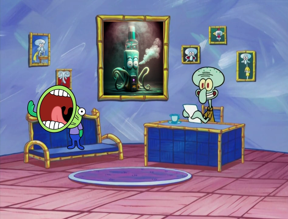 Squidward Come Una Lumaca SpongeBob's Turns Squidward Into An Ice