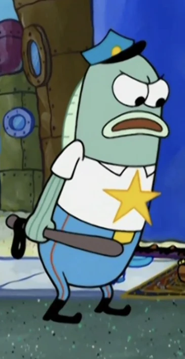 Spongebob Police Fish