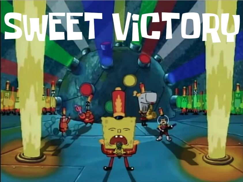 Spongebob Sweet Victory Meme