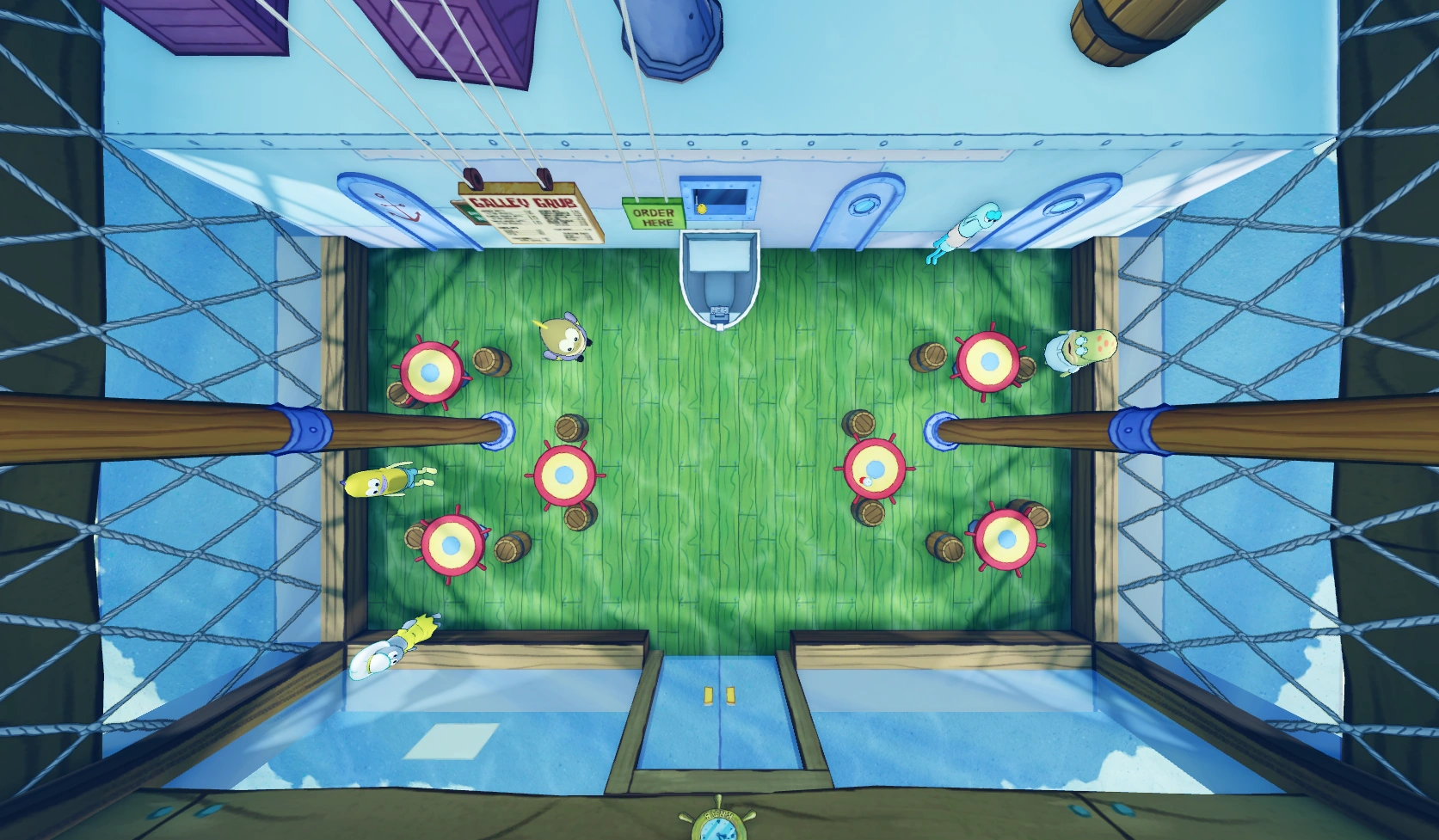 Krusty Krab Interior Layout