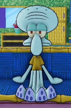 Future Squidward Animated Gif
