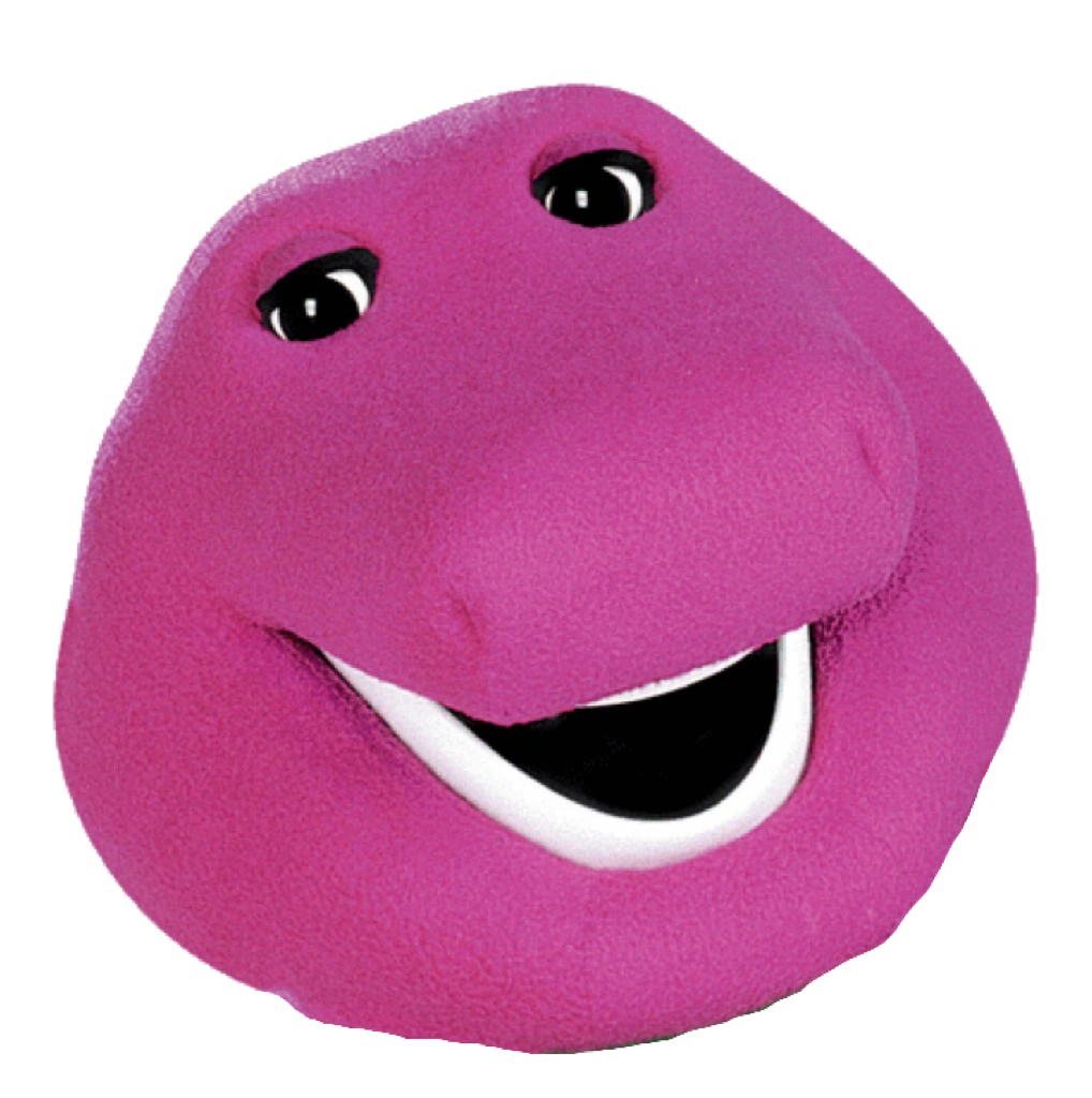 Barney The Dinosaur Face