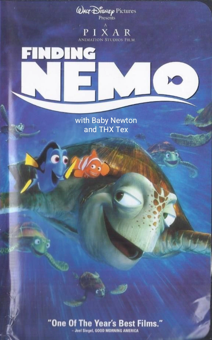Finding Nemo (with Baby Newton and THX Tex) (VHS) | Spoof Wiki | Fandom