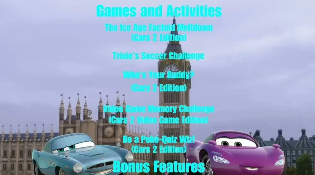Cars 2: Games and Activities | Spoof Wiki | Fandom