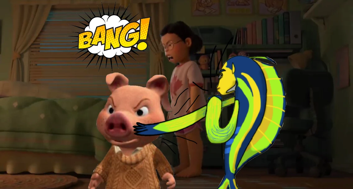 Oscar Slaps Mei Lee (Crossover) | Spoof Wiki | Fandom