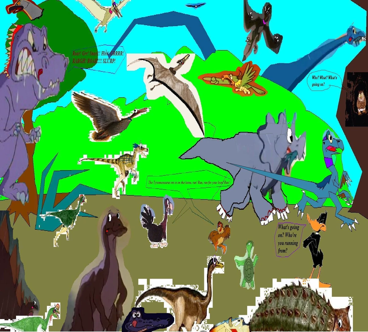 Daffy Duck-in Bedevilled T-Rex | Spoof Wiki | Fandom