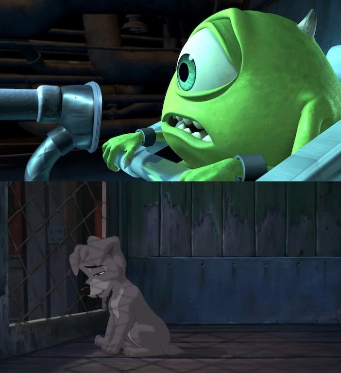 Monsters, Inc. and Lady and the Tramp II: Scamp's Adventure pictures ...